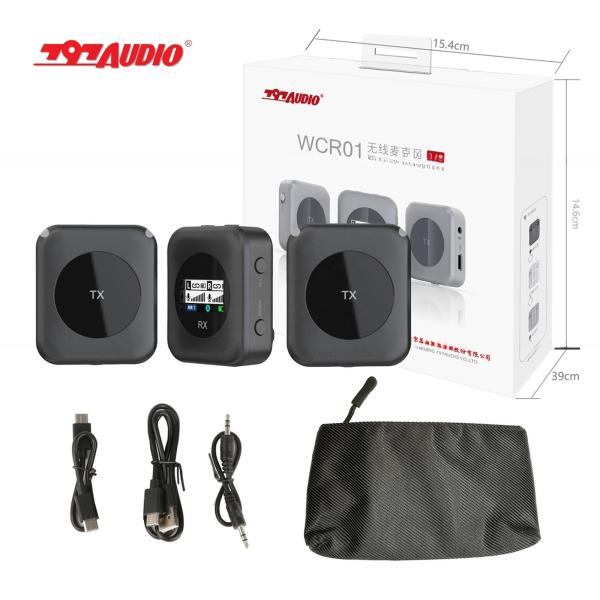 Quality 797Audio WCR01 Professional 2.4G Mic Wireless Collar Microphone for Cellphone for sale