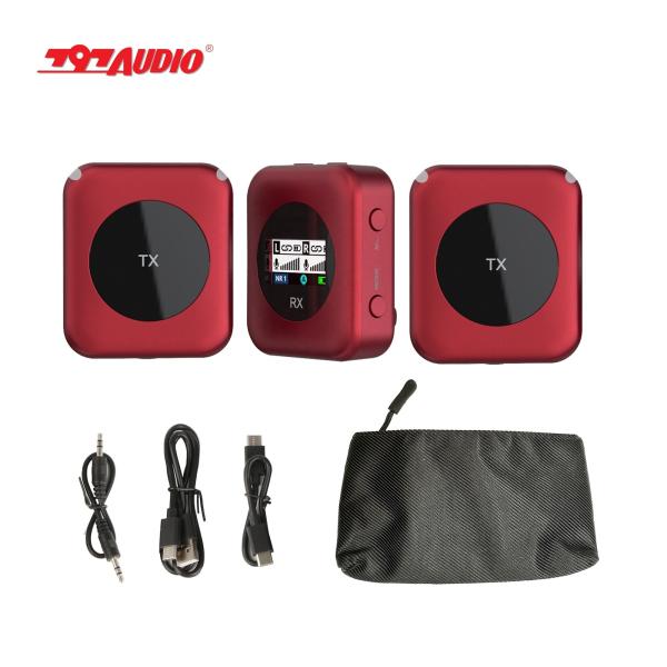Quality 797AUDIO 2.4G Dual Lavalier Wireless Collar Clip Microphone Wireless Microphone for sale