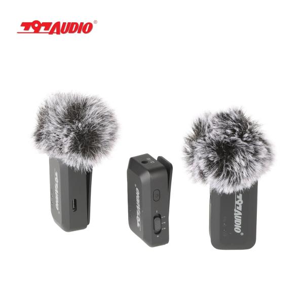 Quality 797AUDIO WCR02 Professional Phone Mic Wireless Youtuber Microphone Recording for sale