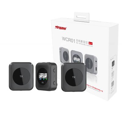 China 797Audio WCR01 Professional 2.4G Dual Black Wireless Microphone For Cellphone and Camera and Youtube Tik tok Creator Custom Made for sale