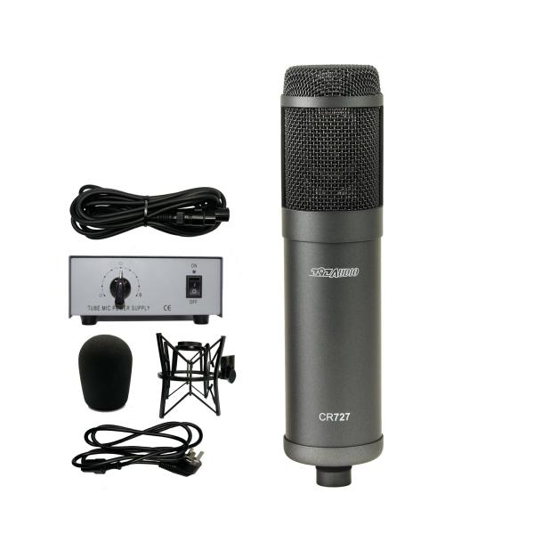 Quality 797AUDIO ATCR02 Large Diaphragm Tube Condenser Microphone Well-toned Sound Karaoke Microphone Professionnel Customized 34mm for sale
