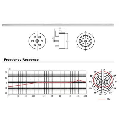 China 16mm CY011C Hyper-Cardioid Electret Mic Condenser Capsule for Professional Mic Making for sale