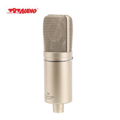 China Metal Studio Recording Microphone with Cardioid Polar Pattern and Customizable Design for sale