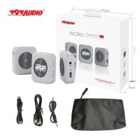 China Function Portable AWCR01 Wireless Lavalier Microphone for Live Broadcast and Recording for sale