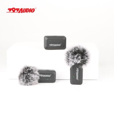 China 797AUDIO WCR02 2.4ghz Usb Mini Wireless Microphone for PC, iPhone, Smartphone Camera Lavalier Microphones for sale