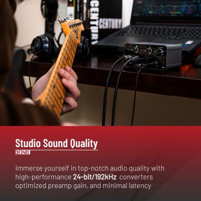China 360g Portable Sound Card 797Audio SF2401 USB Audio Interface for Easy Connection for sale