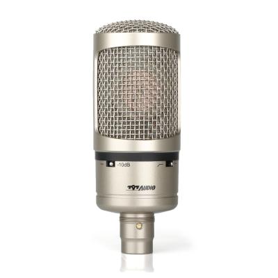 China Figure-8 Polar Pattern Wired Professional Condenser Microphone for 48V DC Singing Mic for sale