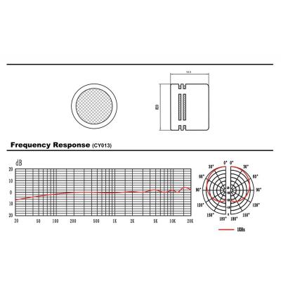 China 797 AUDIO CY013B 20Mm Cardioid Electret Mic Dynamic Condenser Microphone Capsule Supplier Heads Mobile Phone Mic for sale