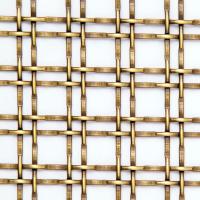 China Vertical Line Aperture Pattern Decorative Metal Mesh for sale