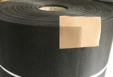 China Air Filter Epoxy Coated Mesh Low C Steel Plain Weave Std Mesh 400m Length for sale