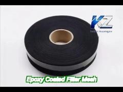 black epoxy coated filter mesh is made of low carbon steel wire weaving