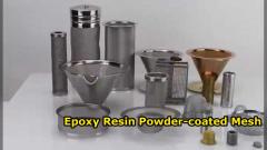 Low-carbon Steel Wire Epoxy Resin Powder-coated Mesh