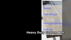 Heavy Duty Conveyor Belt Custom Sizes