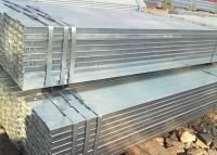 China Hot dip galvanized rectangul steel pipe for sale