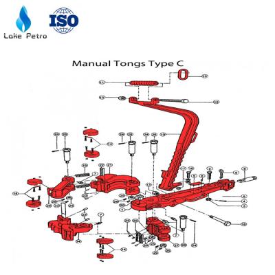 China manual tongs for well drilling  type C High quality API 7K standard for sale