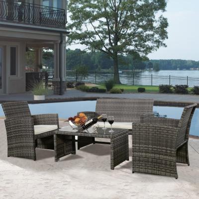 China Garden Furniture Outdoor Sectional Design Round Patio Rattan Furniture for sale
