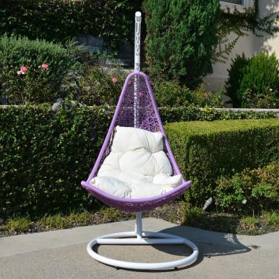 China Egg Shape Wicker Rattan Swing Lounge Chair Weaved Hanging Hammock OutDoor for sale