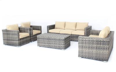 China 2017 Hot sale Outdoor Leisure around PE wicker rattan Garden furniture  restaurant patio rattan Sofa for sale