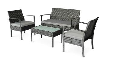 China All Weather Very Cheap Outdoor Patio Flat Pack Rattan Furniture for sale