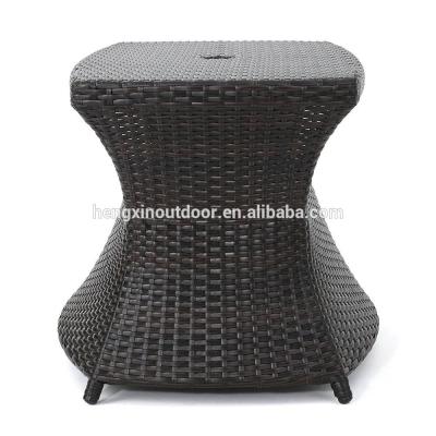 China Hengxin High Quality Outdoor Wicker Rattan Side Table Bar Party Poolside Table for sale