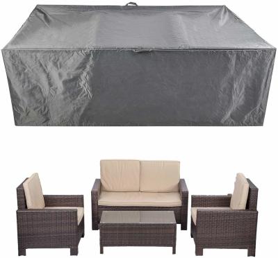 China Patio Furniture Set Covers Waterproof Outdoor Table Covers Sectional Conversation Loveseat Sofa Set Covers for sale