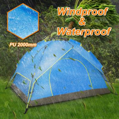 China 4 Person Tents for Camping with Instant Setup Double Layer Waterproof for 4 Seasons Waterproof Camping Tent Camping Outd for sale