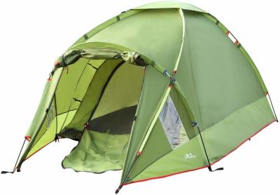 China 4 Person Double Layers Tents For Waterproof Camping Tent Camping Outdoor Lightweight Backpacking Tent for sale