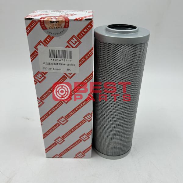 Quality Excavator Engine Parts  Hydraulic Oil Filter Element HDX-160X20 for sale