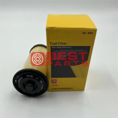 China Excavator Bulldozer Engine Parts Diesel Fuel Filter Element 360-8960 for sale