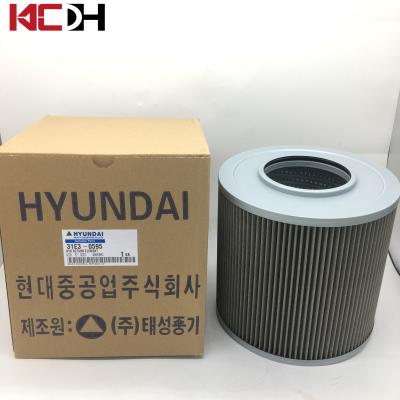 China Hyundai R450 Excavator Parts Copper Grid Hydraulic Suction Filter 31E3-0595 for sale