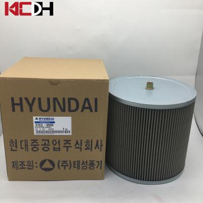 China Hyundai R450 Excavator Parts Copper Grid Hydraulic Suction Filter 31E3-0595 for sale