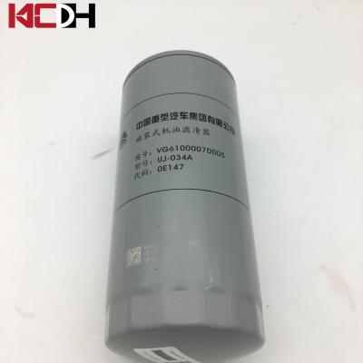 China Sinotruk Howo Excavator Engine Parts Oil Filter Element UJ-034A VG61000070005 for sale
