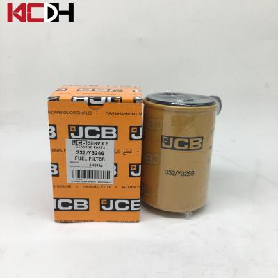 China Jcb Excavator Engine Parts Fuel Filter Diesel Filter Element 332-Y3269 for sale