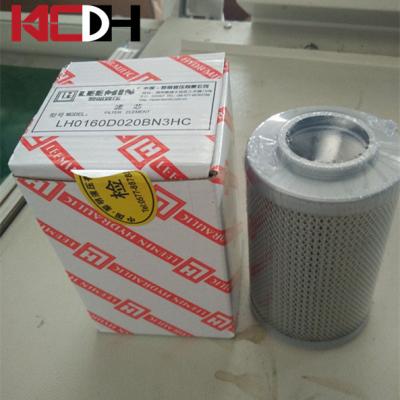 China Excavator Loader Parts Leemin Hydraulic Oil Filter Element Lh0160d020bn3hc for sale