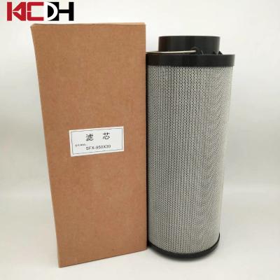 China Excavator Parts Leemin Hydraulic Return Oil Line Filter Element Sfx-950X30 for sale