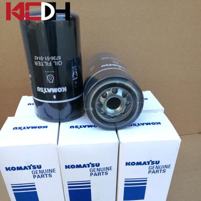 China Komatsu Excavator Engine Spare Parts Spin-on Oil Filter Element 6736-51-5142 for sale