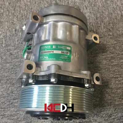 China Sanden Type SD7H15 372-9493 OEM Excavator Parts For AC Compressor Universal for sale