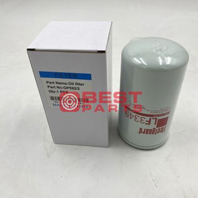 China Excavator Engine Spare Parts Lube Spin - On Fleetguard Oil Filter Element OP592-2 LF3349 For Dongfeng Cummins Engine for sale