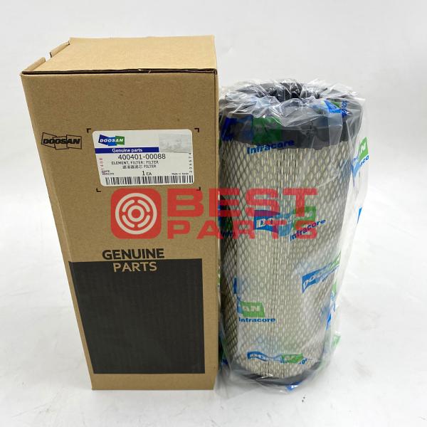Quality Machinery Diesel Engine Wheel Loader Air Filter 400401-00088 Air Cleaner For Doosan Truck Forklift Generator for sale
