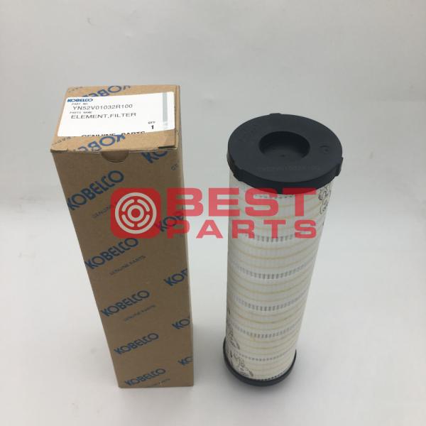Quality Construction Machinery Accessories Excavator Hydraulic Oil Filter Element Kobelco Yn52v01032r100 for sale