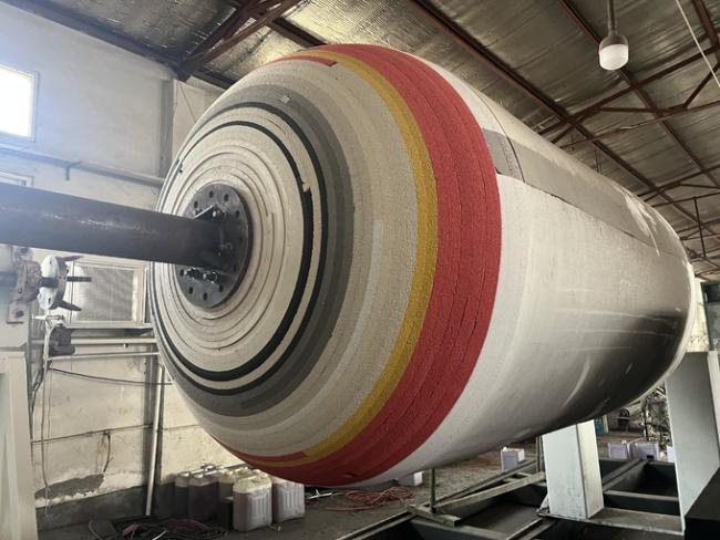 2X4m Foam Filled Fender With Chain Net 70kg/M³ Density 19mm Polyurea Thickness 0