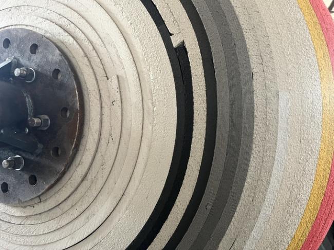 2X4m Foam Filled Fender With Chain Net 70kg/M³ Density 19mm Polyurea Thickness 1