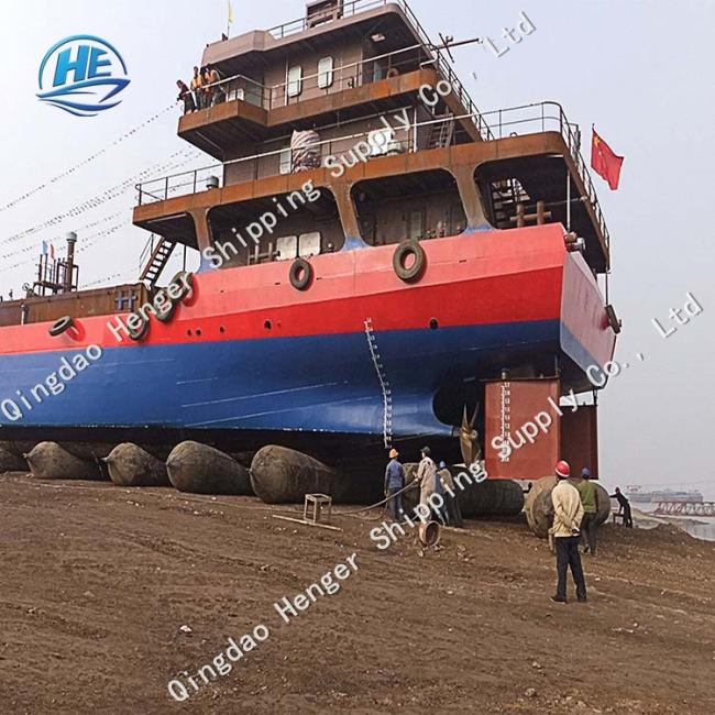 Marine Rubber Airbag for Heavy Lifting - Black Natural Rubber