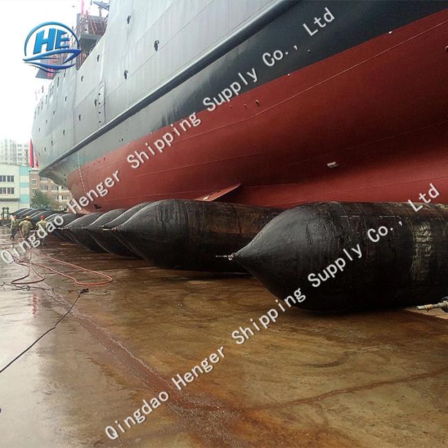 Marine Rubber Airbag for Heavy Lifting - Black Natural Rubber