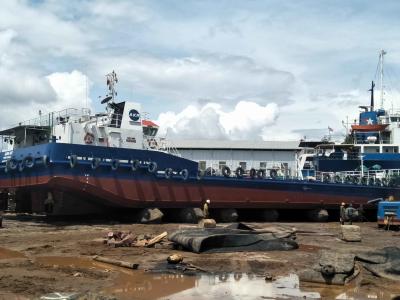China Marine Natural Rubber Ship Launching Airbag Inflatable for sale