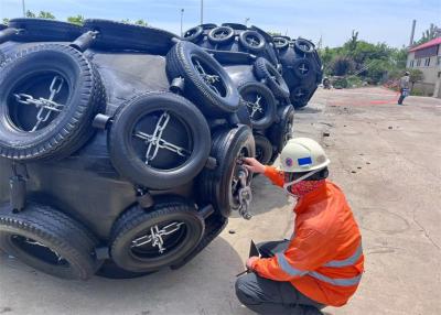 중국 사슬과 타이어 네트와 STS 요코하마 타입 공기 충돌 선박 대단히 큰 펜더 판매용