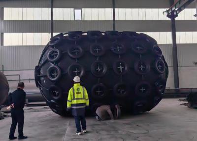 China Maßgeschneiderte Größe STS-Schiff aufblasbare Gummi-Fender zu verkaufen