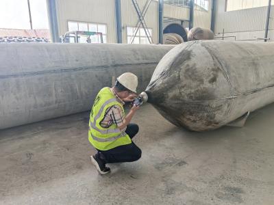 China Long Term Inflatable Marine Airbag Ship Lifting Roller Balloon Ship Launching Air Bags for sale