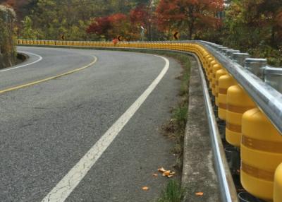 China Yellow Red Color Traffic Safety Roller Barrier Road Spinning Barrel D350XL500mm for sale