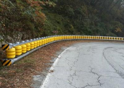China Yellow Red Color Traffic Safety Roller Barrier Road Spinning Barrel D350XL500mm for sale